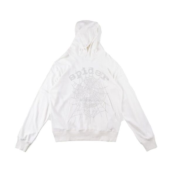 Sp5der | Sweaters | Sp5der Hoodie Og Rhinestone Mens White Hd4 | Poshmark